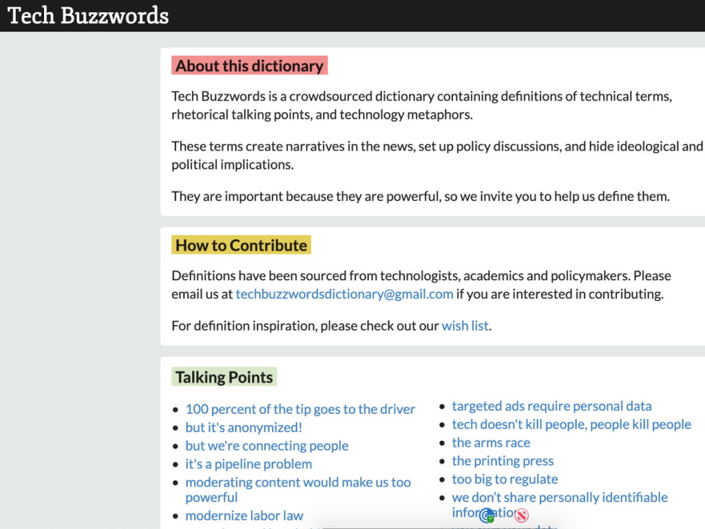 Tech Buzz Words - Aspen Tech Policy Hub
