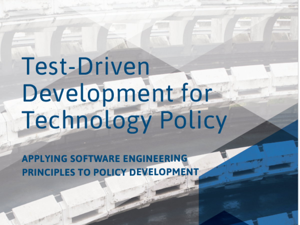 Test Driven Development - Aspen Tech Policy Hub