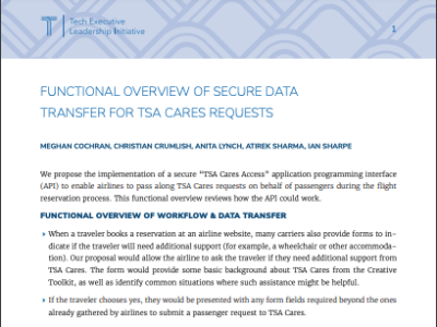 Improving the TSA Experience for People with Disabilities - Aspen Tech ...